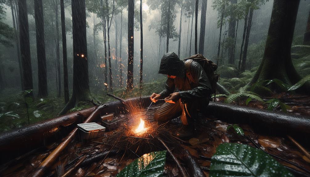 How to Make a Fire in Wet Conditions - End Times Preppers